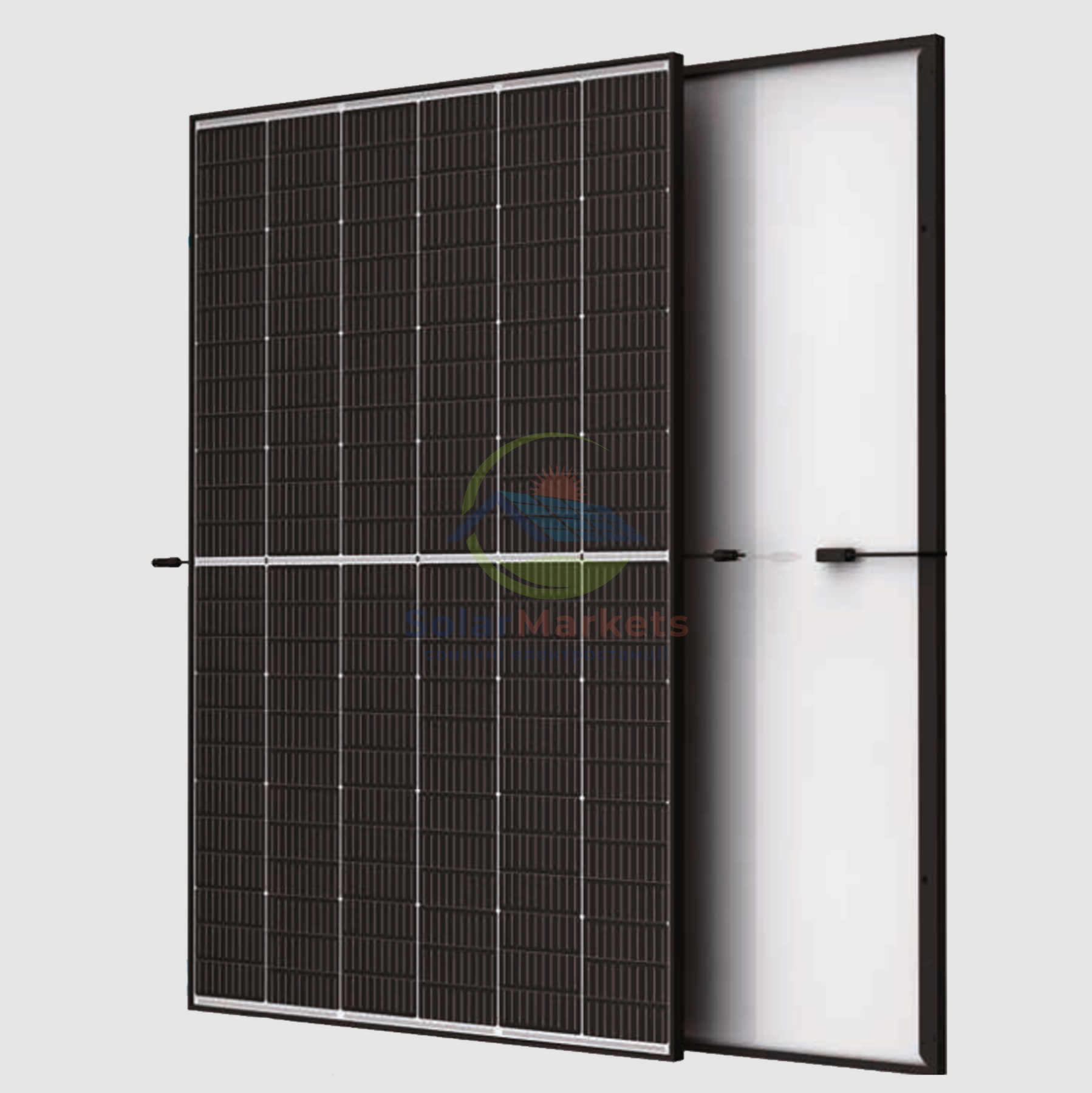 Купити Сонячна панель Trina Solar 430 Вт ТSM-DE09R, Black Frame, чорна ...